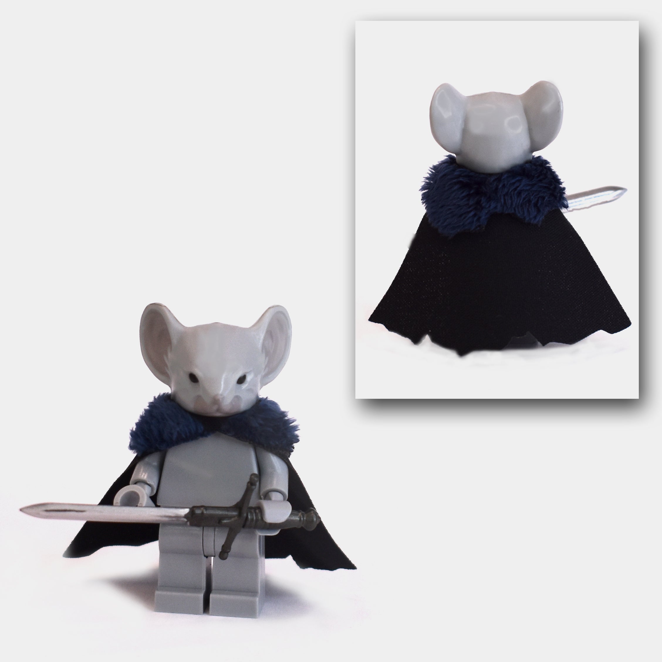 Rodent Warrior Cape with Fur – CapeMadness